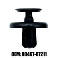 Black Plastic Bumper Clip Retainers for Toyota/For Lexus Engine Cover ...