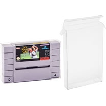 Super Nintendo SNES Game Cartridge Plastic Box Protector Cases Clear ...