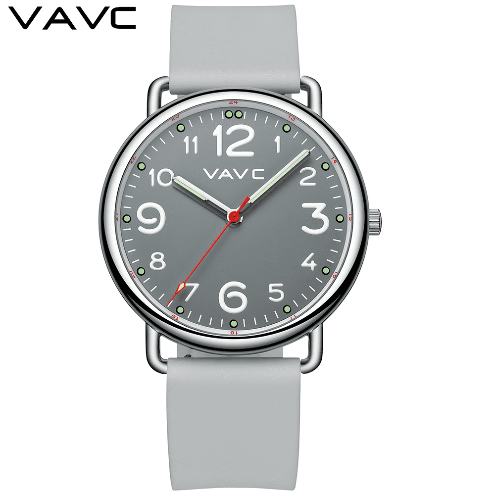 VAVC Nurse Watch Women Big Numerals with Big Dial 41MM Easy to Read ...