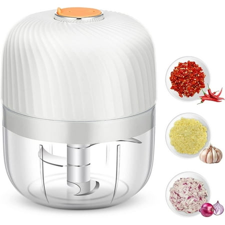 Lepai Mini Portable Electric Garlic Chopper Vegetable Chopper Garlic ...