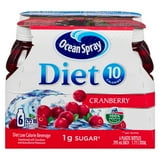 Ocean Spray Diet Cranberry Low Calorie Beverage, 6 x 295 mL - Walmart.ca