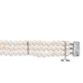 Primal Silver Sterling Silver Rhodium Plated 6 7mm White Freshwater