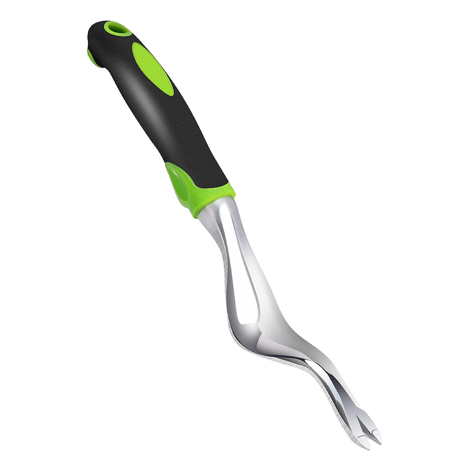 Garden Weeding Fork Transplant Weeder Tool Easy with Ergonomic Handle ...