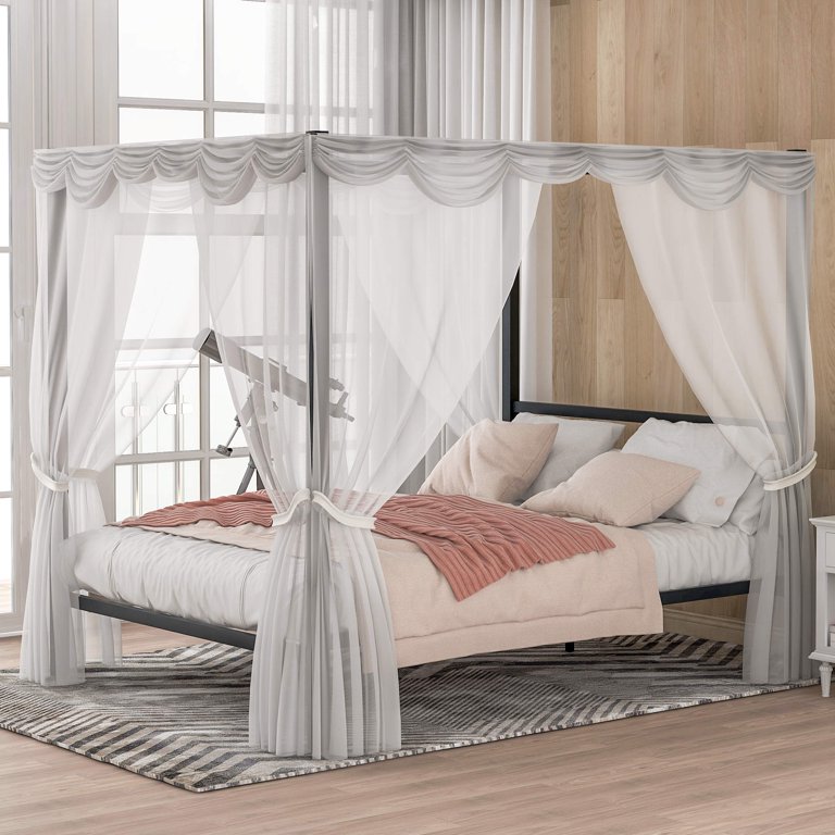 Rustic Modern Canopy Beds