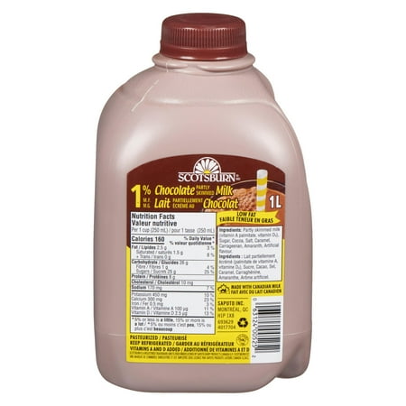 Scotsburn 1% Chocolate Partly Skimmed Milk | Walmart Canada