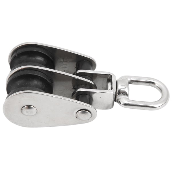 Lifting Pulley, Waterproof Double Wheel Marine Pulley 360° Rotable For ...