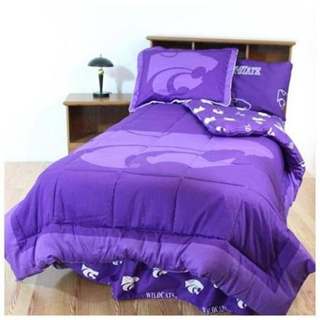 Comfy Feet KSUBBFL Kansas State Bed in a Bag Full - With Team Colored ...