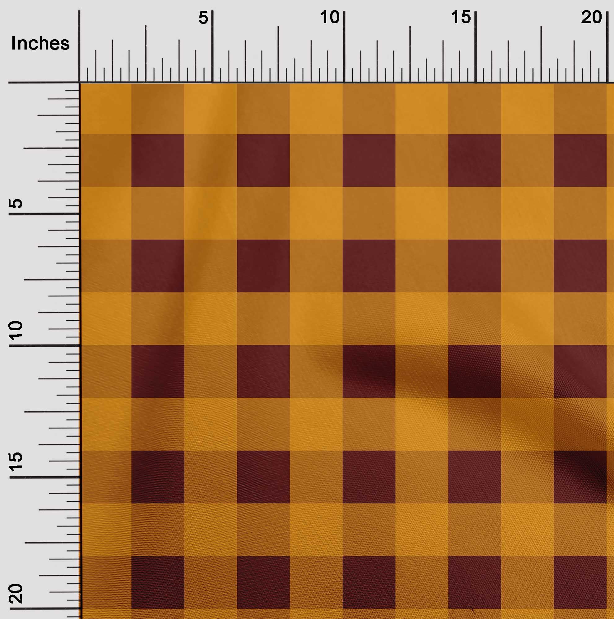 oneOone Silk Tabby Maroon Fabric Gingham Check Diy Clothing Quilting ...