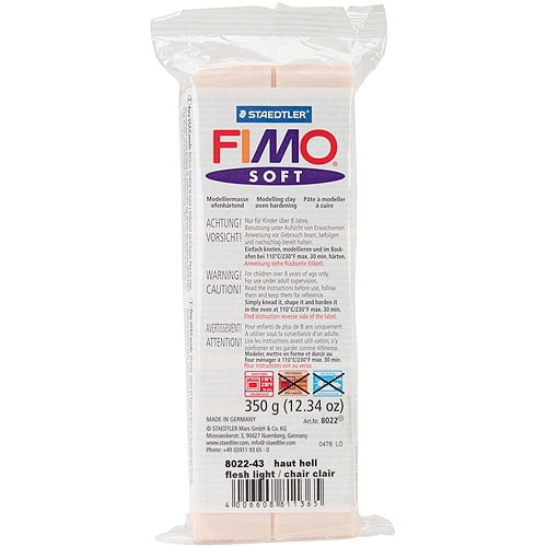 Staedtler Fimo Soft Polymer Clay, 12.34 oz, Pink Flesh - Walmart.com ...