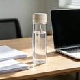 Large-Capacity Plastic Sports Water Bottle with Handle, Built-in Filter ...