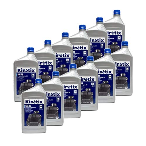 12PK Quart Kinetix High Performance Small Engine SAE 30Oil 80003 4 ...