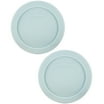 Pyrex 7402-PC 2-Pack Blue Round Plastic Replacement Lid Cover for 7-Cup ...