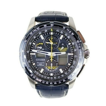 Citizen Men's Eco-Drive Radio-Controlled Chronograph Blue Angels ...