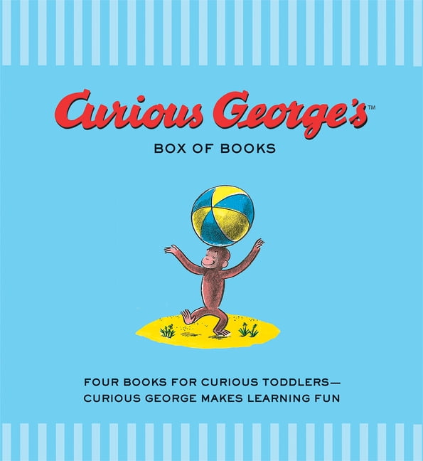 Curious George: Curious George's Box of Books (Board book) - Walmart.com