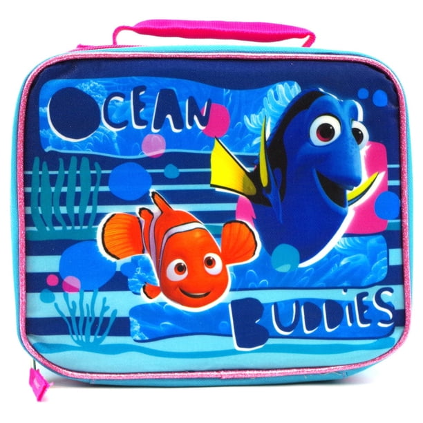 Finding Dory Ocean Buddies Dory and Nemo Soft, Glittery Lunch Bag ...