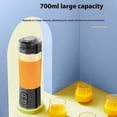200W Portable Cup 6000mAh Rechargeable 600ml Juicer for Shakes, & Gym ...