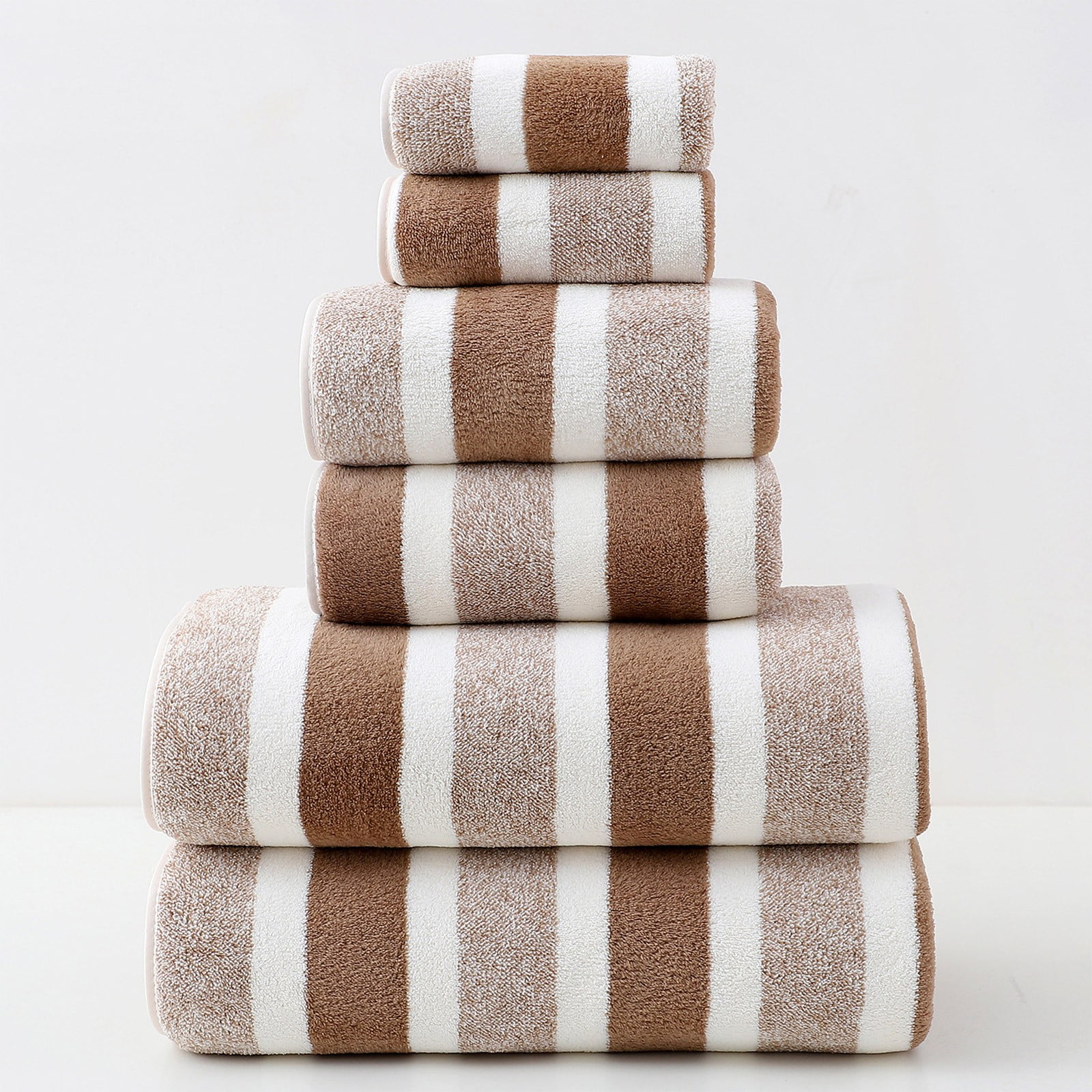 Click here for Toprenddon 6 Piece Bath Towel Set - Ultra Absorben... prices