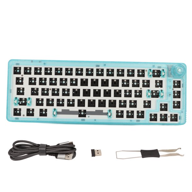 Modular Mechanical Keyboard RGB DIY 67 Key Hot Swappable 3pin 5pin ...