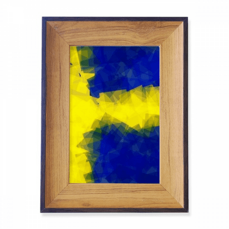 Swedish Flag Pattern Photo Frame Exhibition Display Art Desktop ...