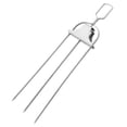 2Pcs Skewers for Grilling,14x3.6inch Reusable Stainless Steel Grill ...