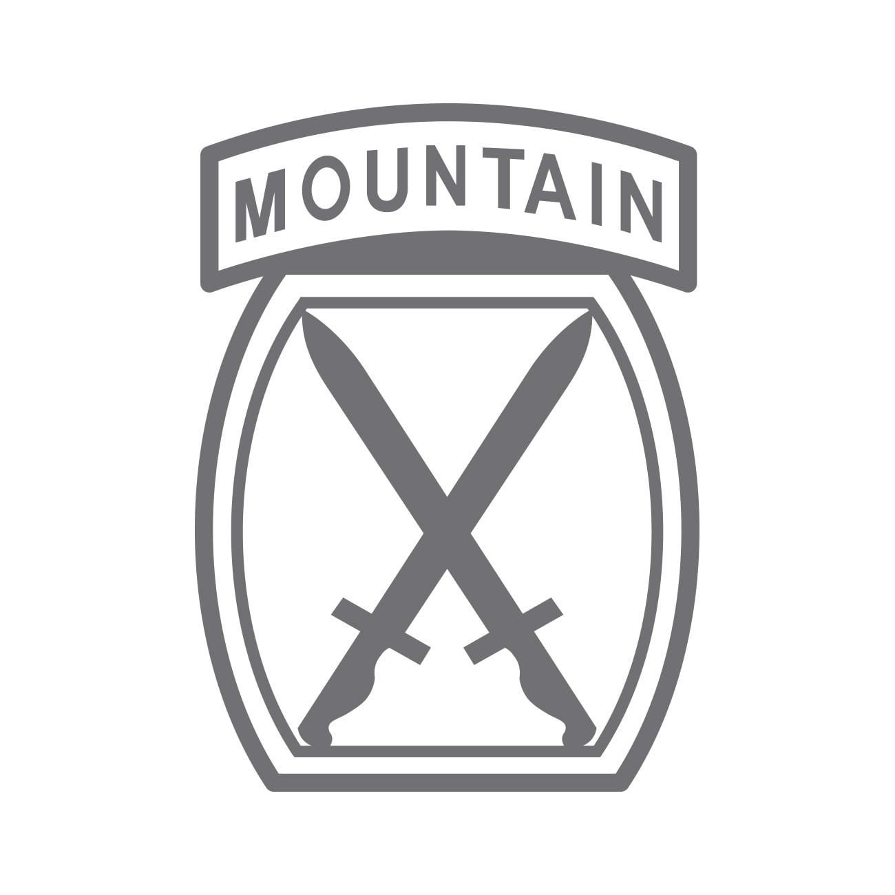 10th Mountain Division Sticker Decal Die Cut - Self Adhesive Vinyl ...