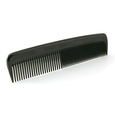 5" Heavy Duty Pocket Comb, Unbreakable, Black, Pack of 4 . - Walmart.com