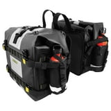 Tusk Pannier Racks with Nelson Rigg Hurricane Dry Saddlebags Black ...
