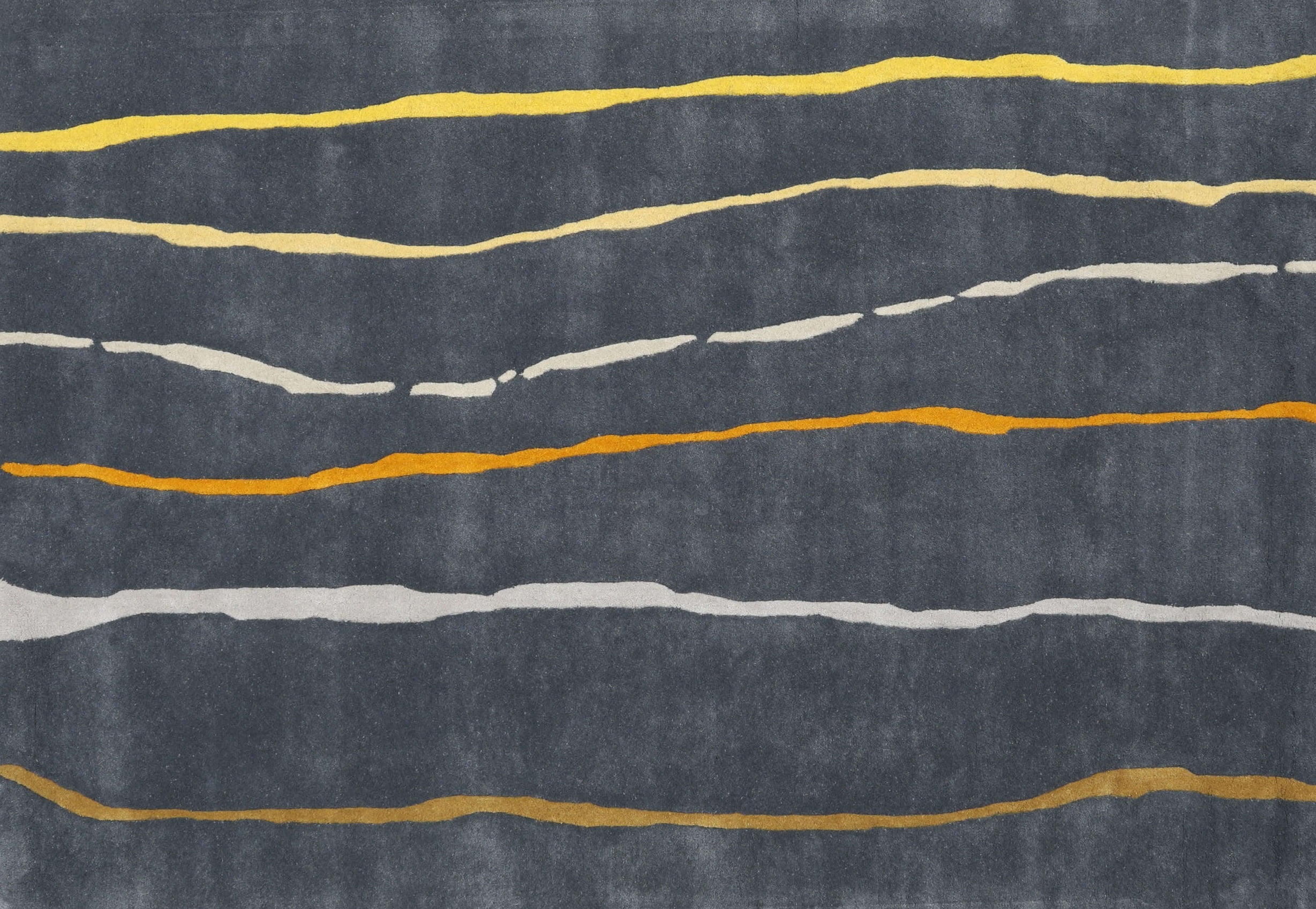 Ahgly Company Indoor Rectangle Contemporary Cloudy Gray Abstract Area ...