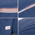 Blue Corduroy Wedge Reading Pillow for Bed – Small Triangle Backrest ...