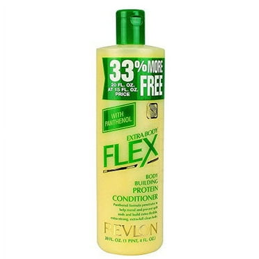 Revlon Flex Body Building Protein Shampoo for Dry Damaged Hair - 592 ml ...