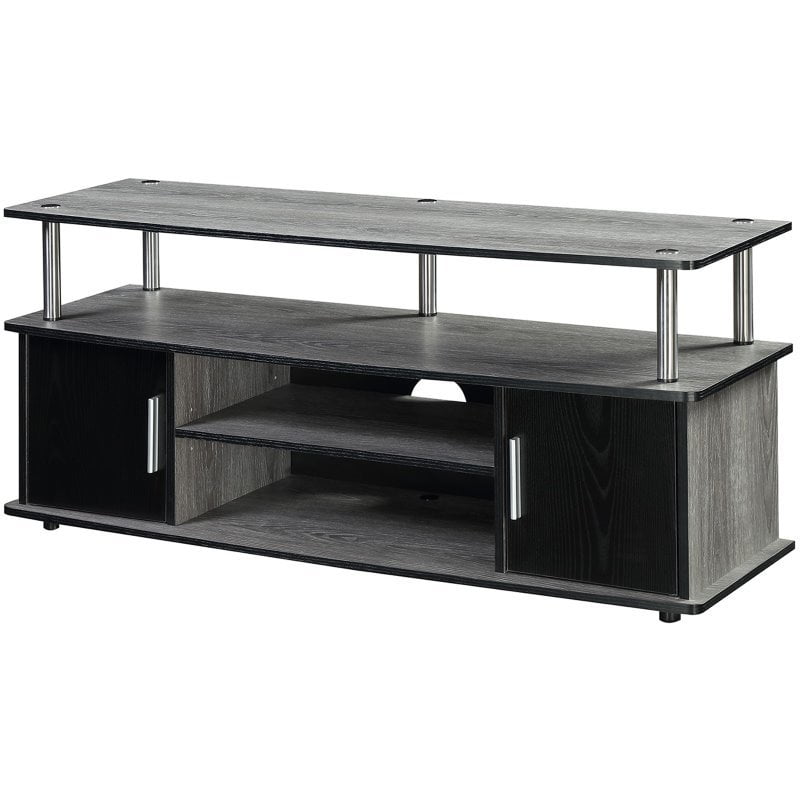Click here for Pemberly Row 45 Wood Tv Stand In Weathered Gray prices