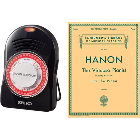 SQ50-V Quartz Metronome & Hanon - Virtuoso Pianist in 60 Exercises ...