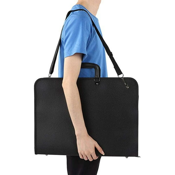 Art Portfolio Case with Zipper,Artist Carrying Case Poster Board,Tote ...