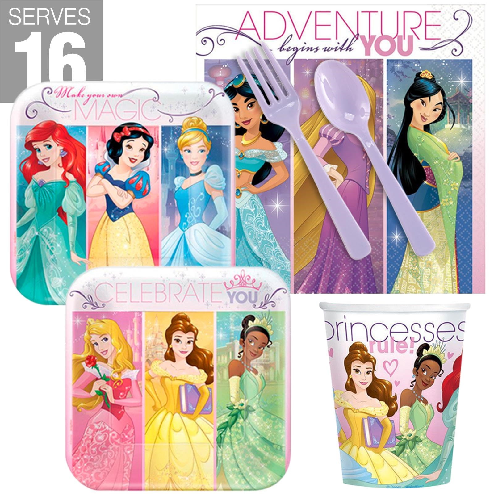 Disney Princess Party Pack For 8