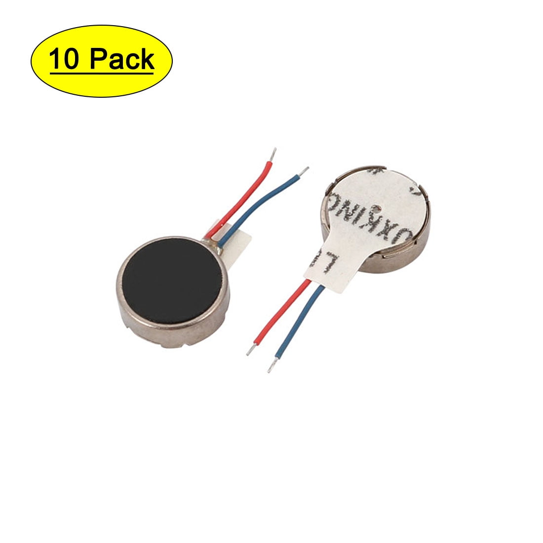 10Pcs DC 3V 10mm Dia Mobile Phone Coin Flat Vibrating Vibration Motor w ...