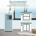 Gymax Portable Air Conditioner 10000 Btu Ashrae 3 In 1 Ac Unit W
