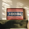 American Flag Artwork Wall Display Home Accent Vintage Design Room ...