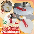 Bfogop 12 Inch Mixer Splatter Guard, Egg Whisk Mixing Bowl Lid ...