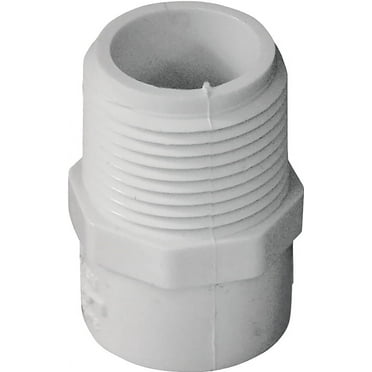 LASCO 438248BC Reducing Bushing, 2 x 3/4 in, Spigot x FNPT, PVC, White ...