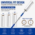 Heavy Duty Stretch Film Dispenser Pole Holder, 48 Inch Extra Long ...