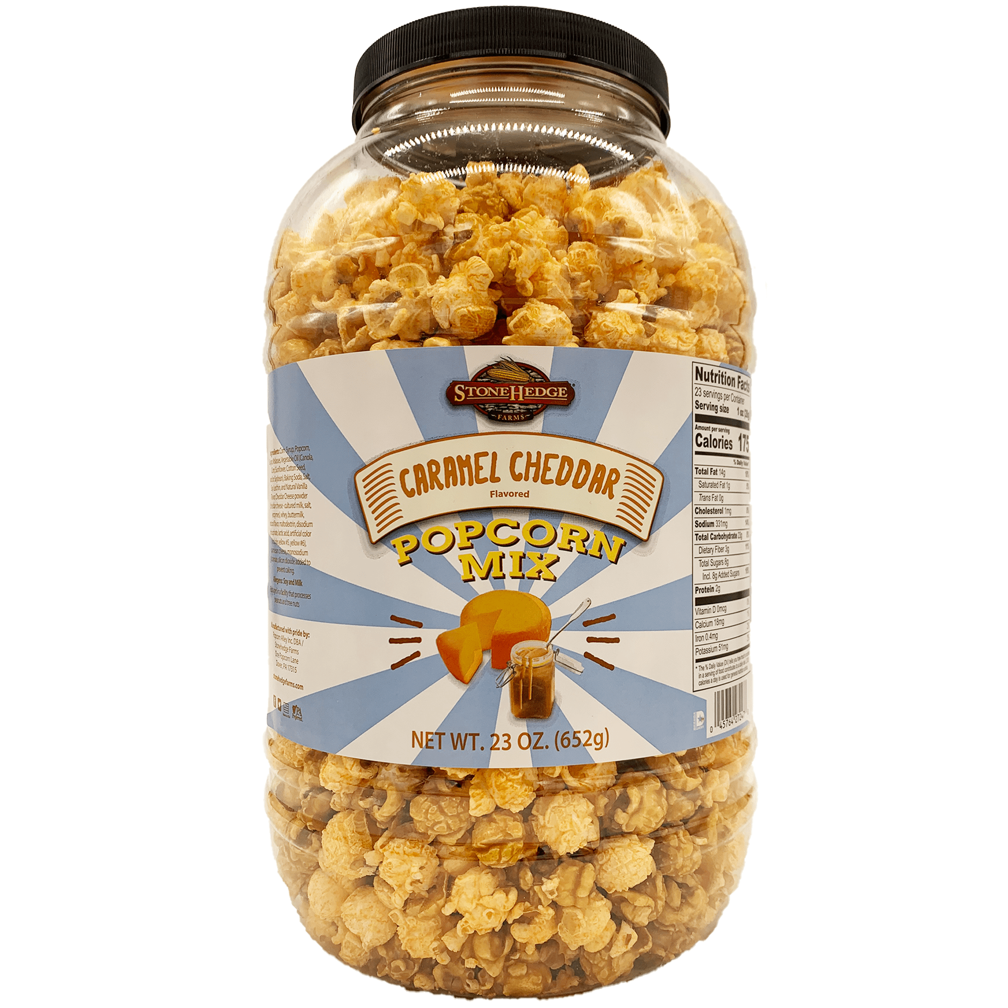 StoneHedge Farms Caramel Cheddar Popcorn - Deliciously Old Fashioned 32 ...