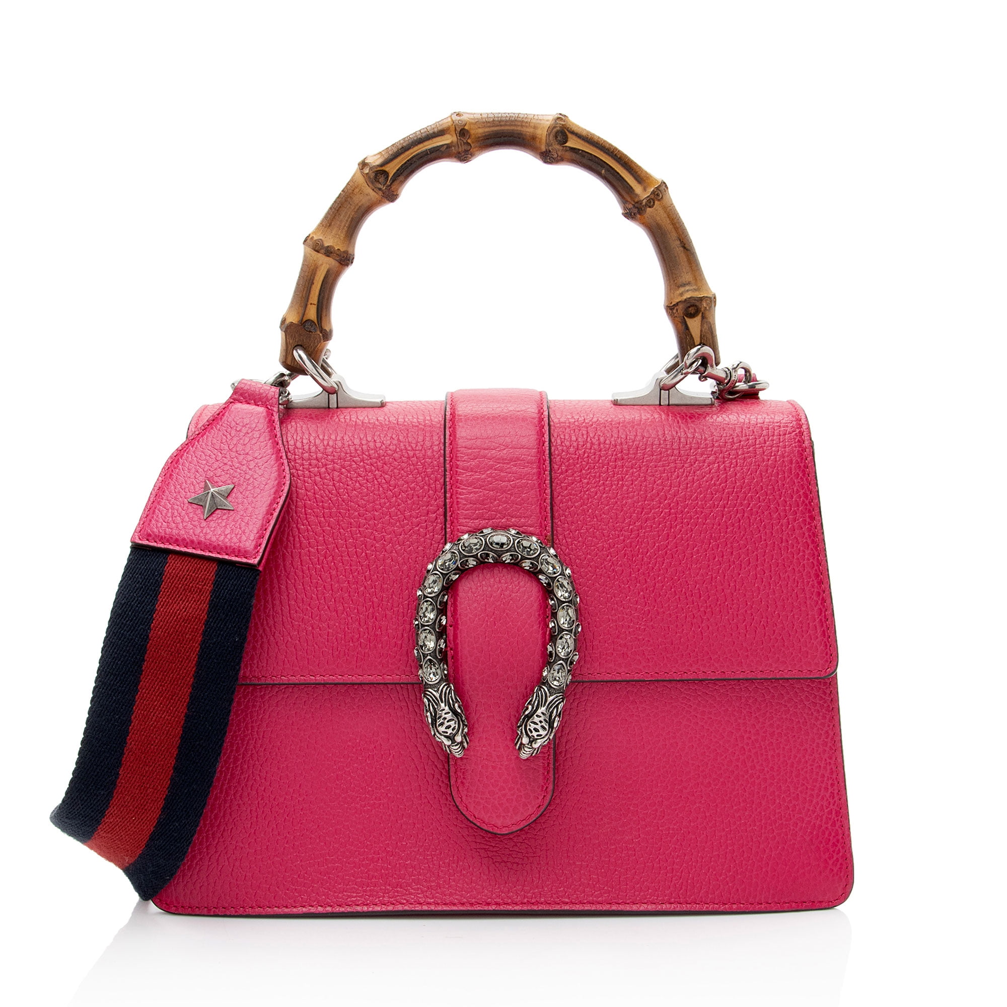 Pre-Owned Gucci Leather Bamboo Dionysus Medium Top Handle - Walmart.com