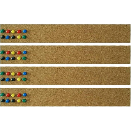 Magnetic Whiteboard Strip Set, 30cm*5cm*6mm Bulletin Board Bar, 4pcs ...