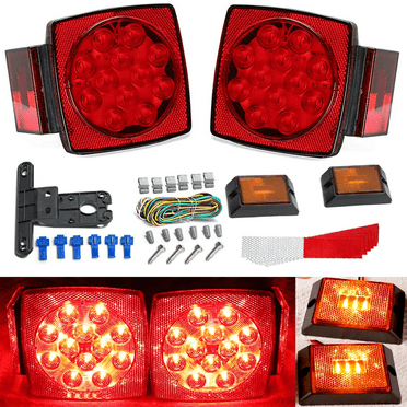 MaxxHaul 80778 - 12V Magnetic Towing Light Kit - Dual Sided for RV ...