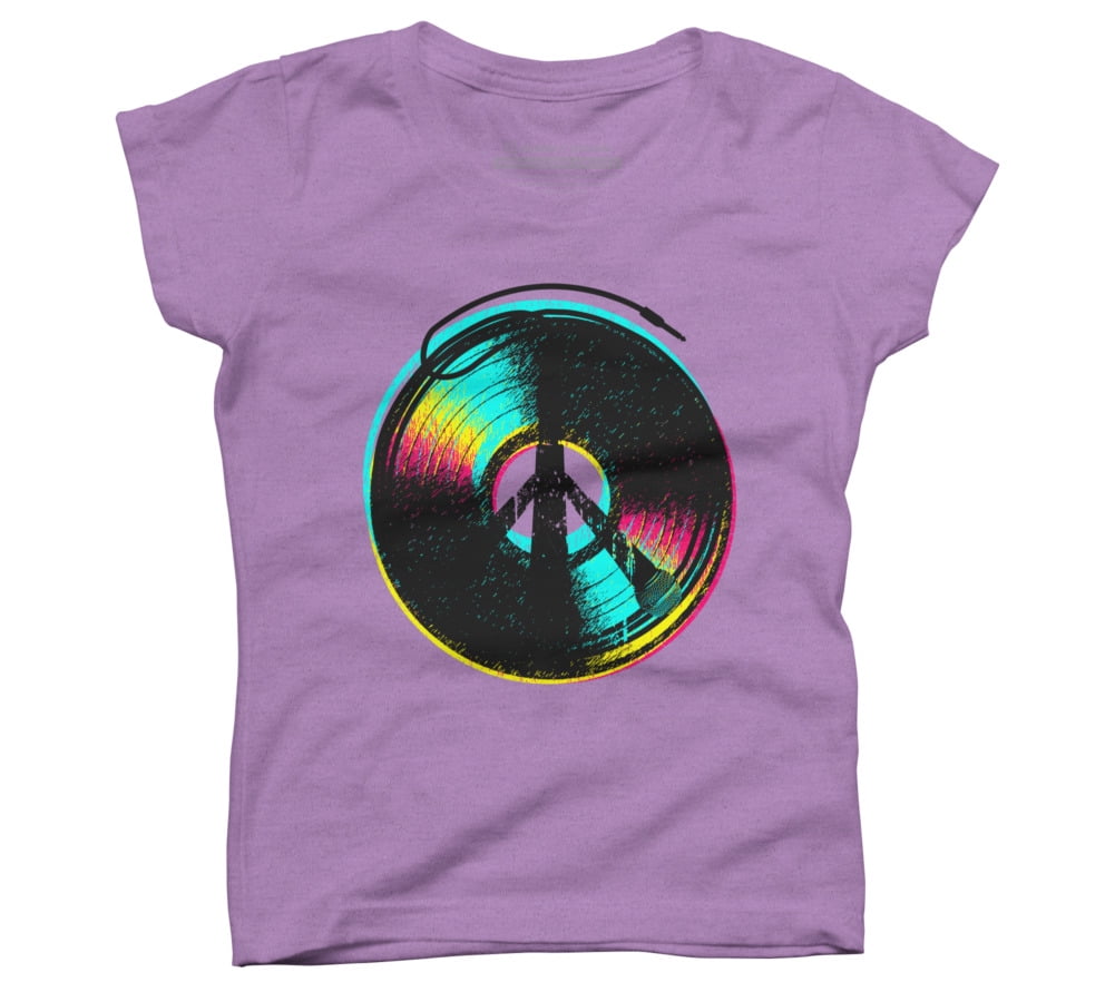 Colors and Music Girls Purple Berry Graphic Tee - Design By Humans XL ...