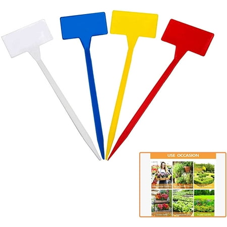 KSCD 40pcs Outdoor Garden Markers, Garden Plants Watering Plant Markers ...