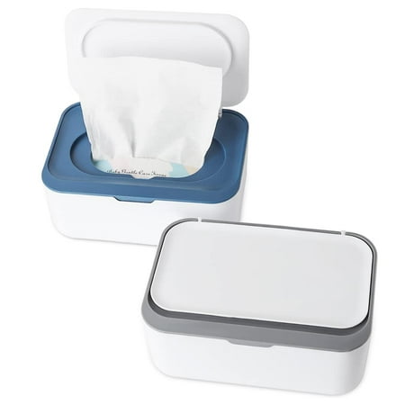 SherryJerrygarry 2 Pack Wipes Dispenser, Baby Diaper Wipes case with ...
