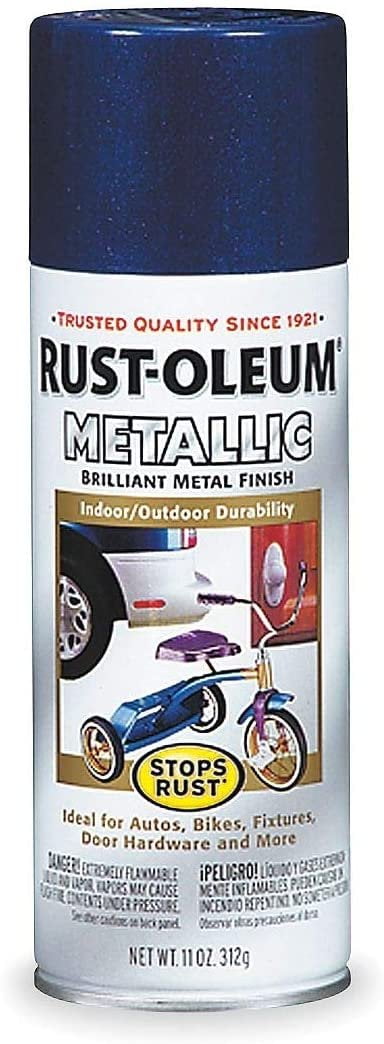 Rust-Oleum Cobalt Blue Spray Paint, Metallic Finish, 11 oz. - 7251830 ...