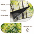 Birch Tree Washable Area Rug 8x10 Spring Summer Art Forest Yellow Green ...