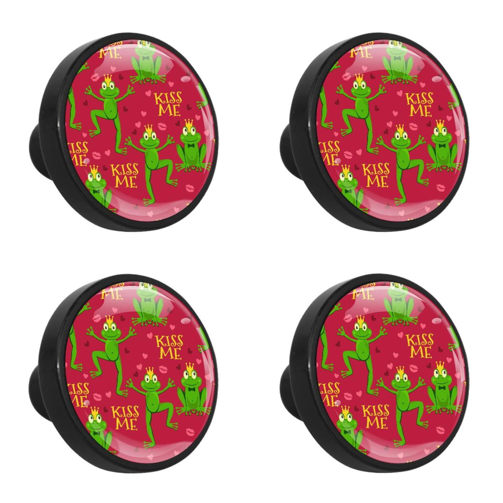 4 Pcs Kiss Me Frog Knobs for Kitchen Cabinet Cupboard Dresser Bookcase ...